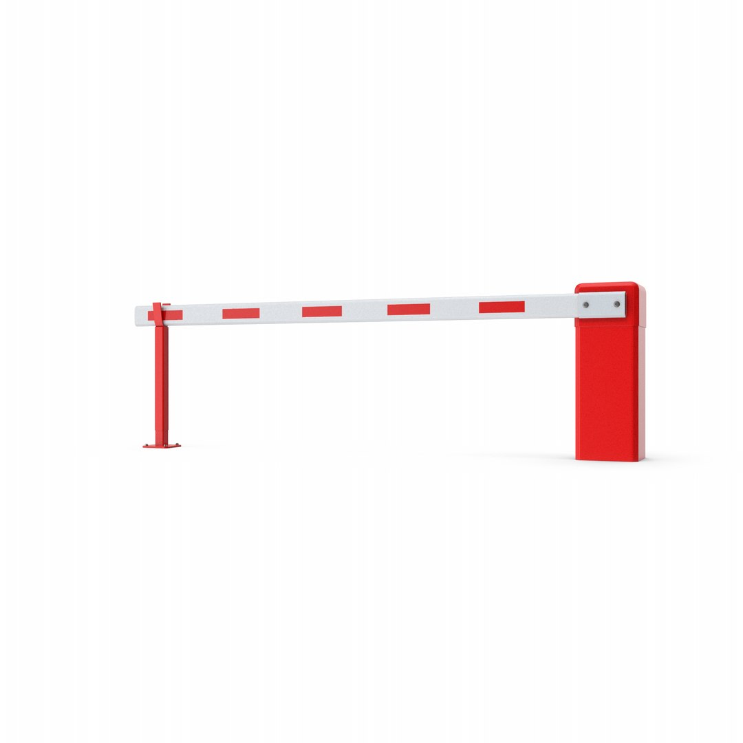 3D Automatic Road Barrier - TurboSquid 1853525