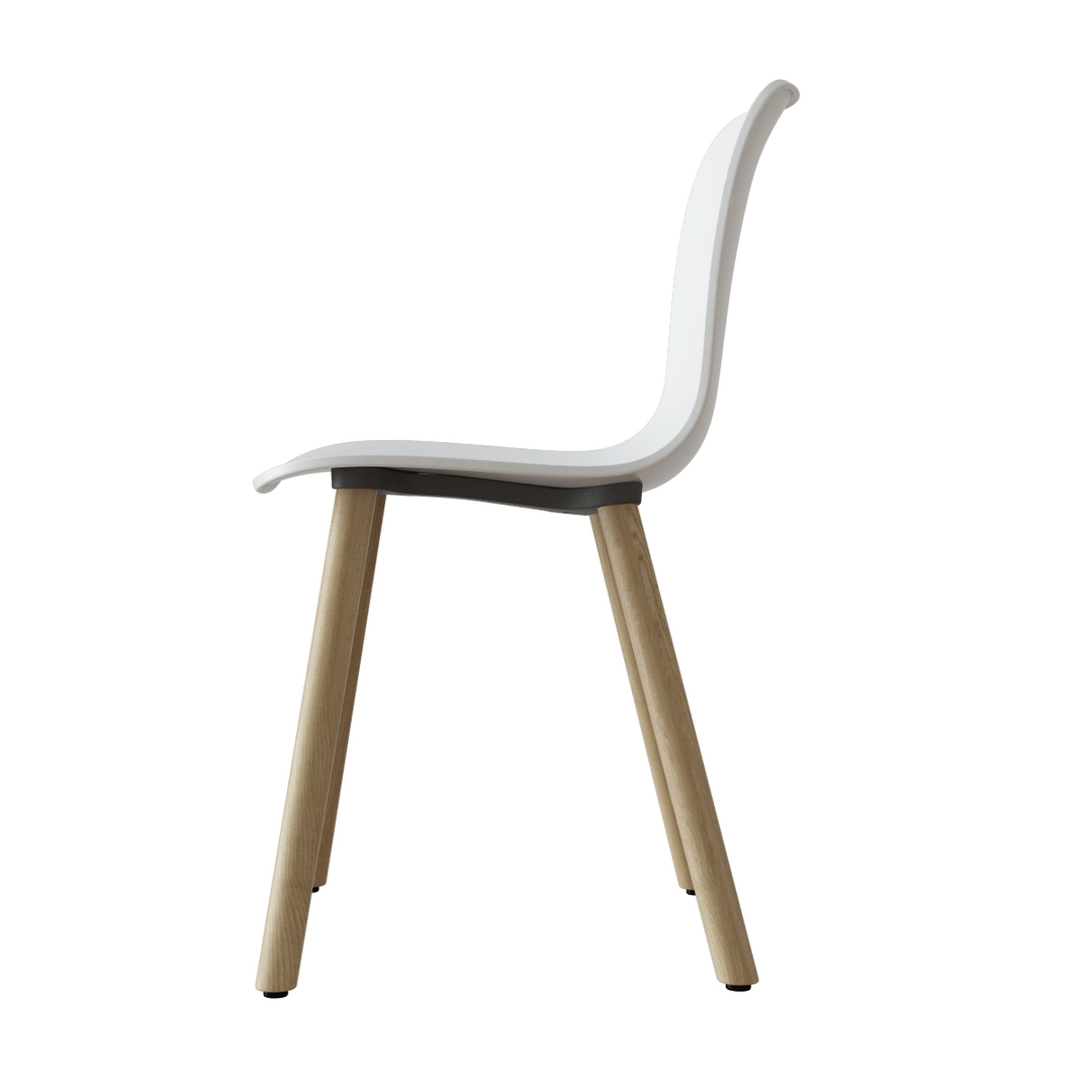 max vitra hal wood chair