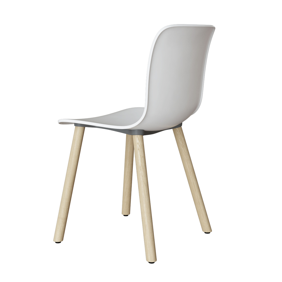 max vitra hal wood chair