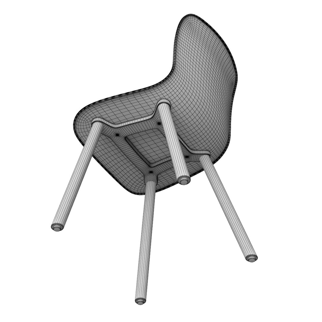 Max Vitra Hal Wood Chair