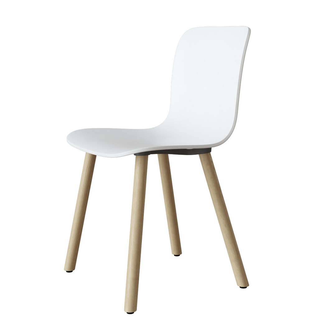 Max Vitra Hal Wood Chair