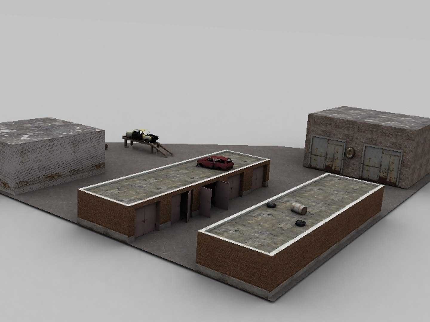 3d Model Workshop Work Machine