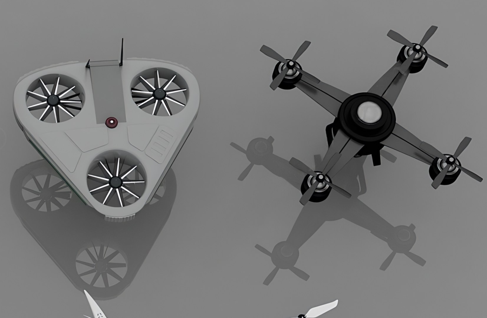 Quadcopter Drones Collection Aircraft Drone Model - TurboSquid 2397523