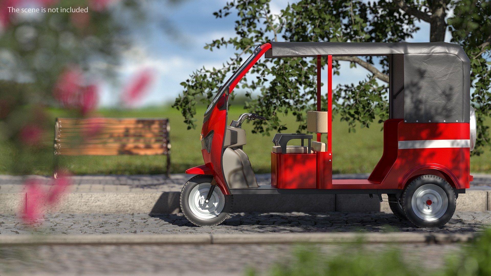 3D electric passenger tricycle rickshaw model - TurboSquid 1577207