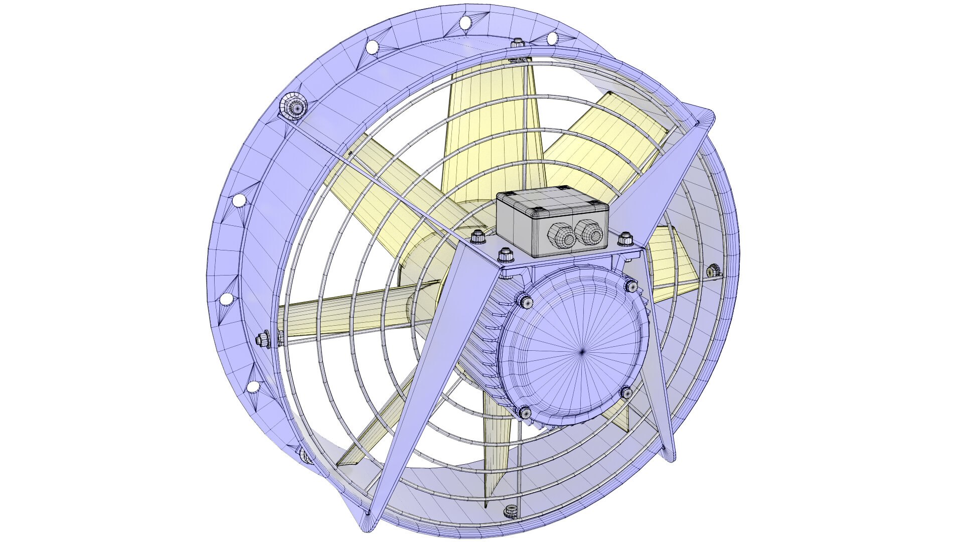 3D cooling power distribution - TurboSquid 1698723