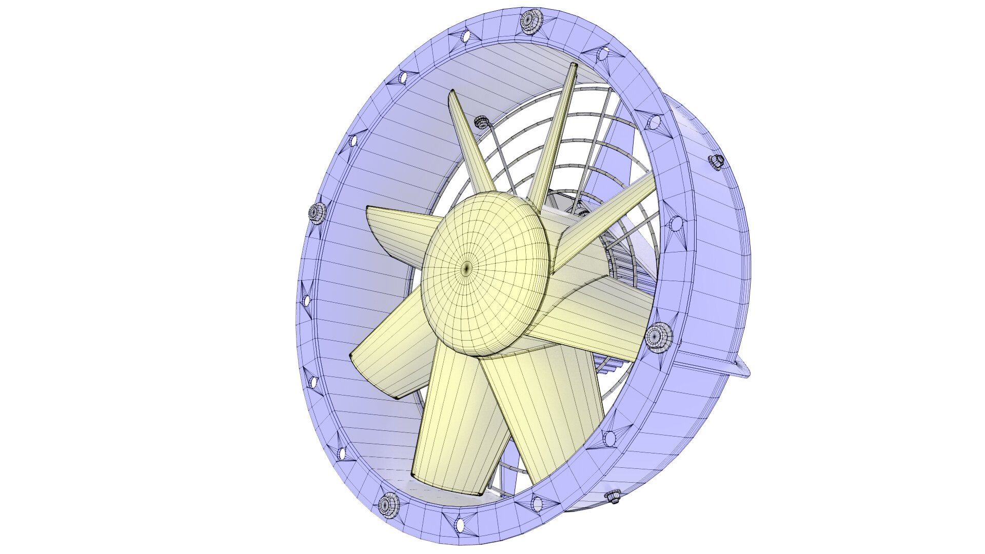 3D cooling power distribution - TurboSquid 1698723