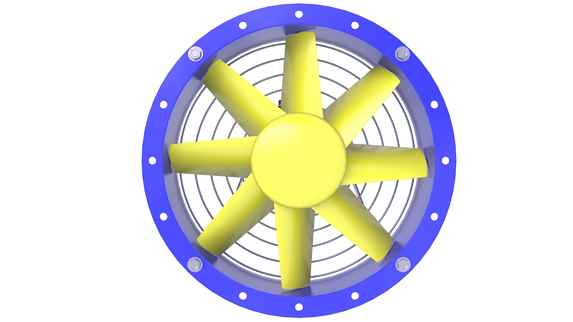 3D cooling power distribution - TurboSquid 1698723