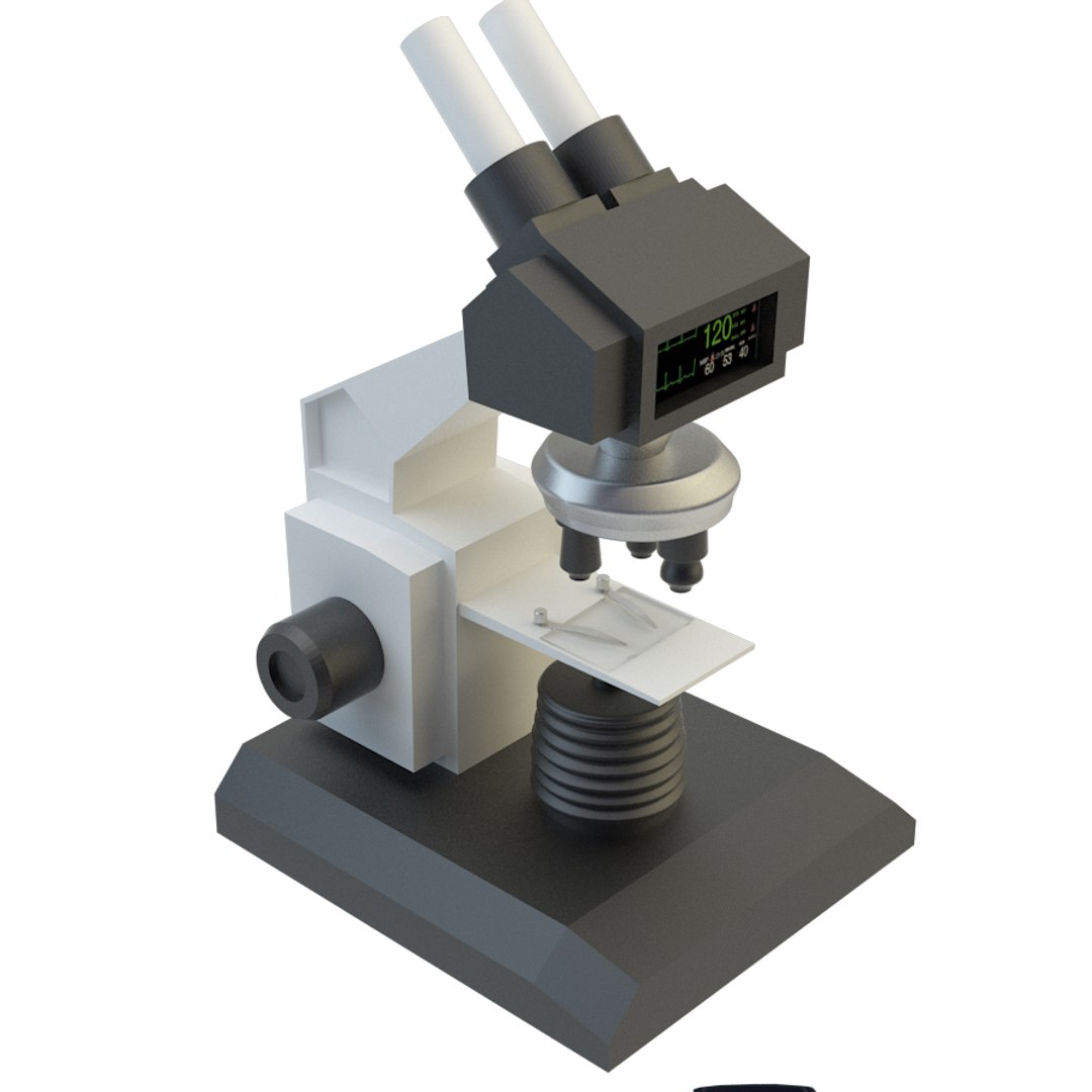 Microscope Set 3D Model - TurboSquid 1225514