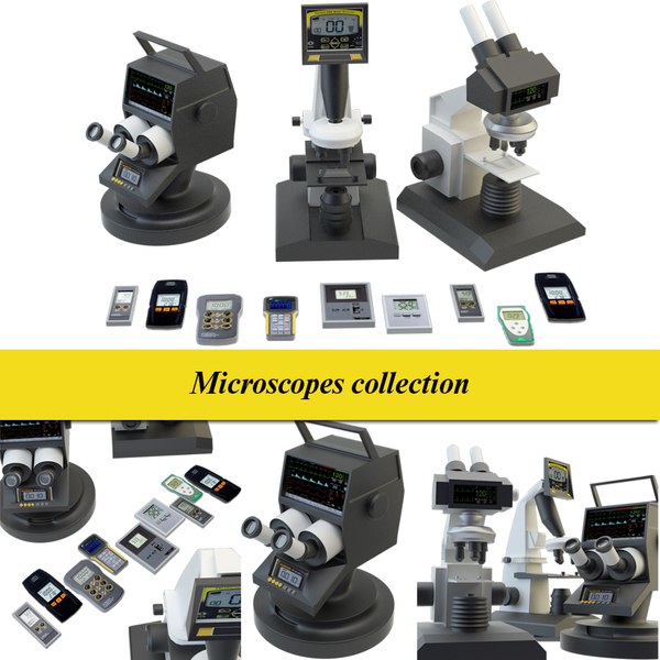 microscope objectives 3d model