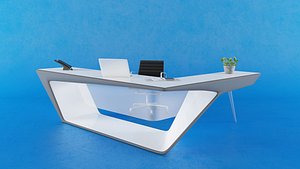 Drevva Reception Desk model - TurboSquid 1715319