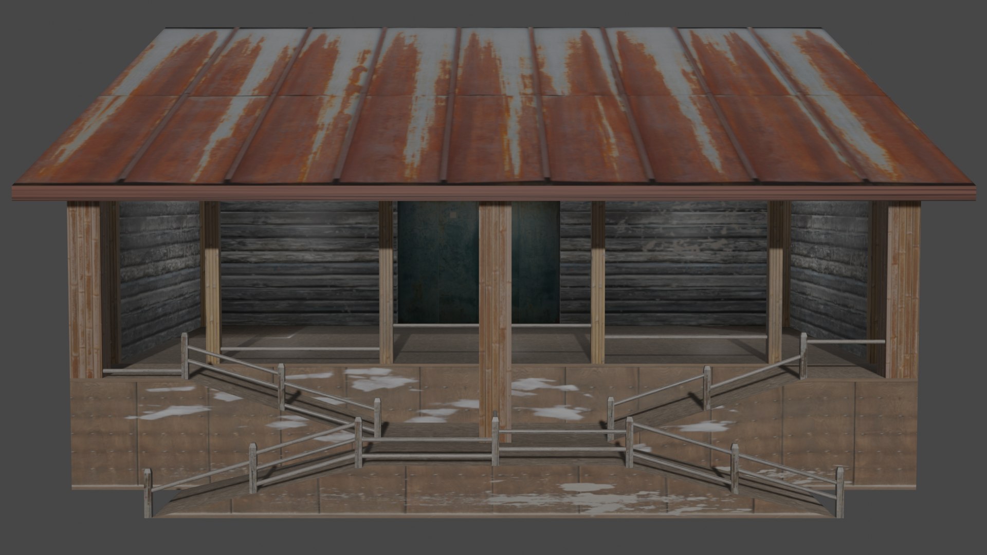 Dirty abandoned houses Collection model - TurboSquid 1736487