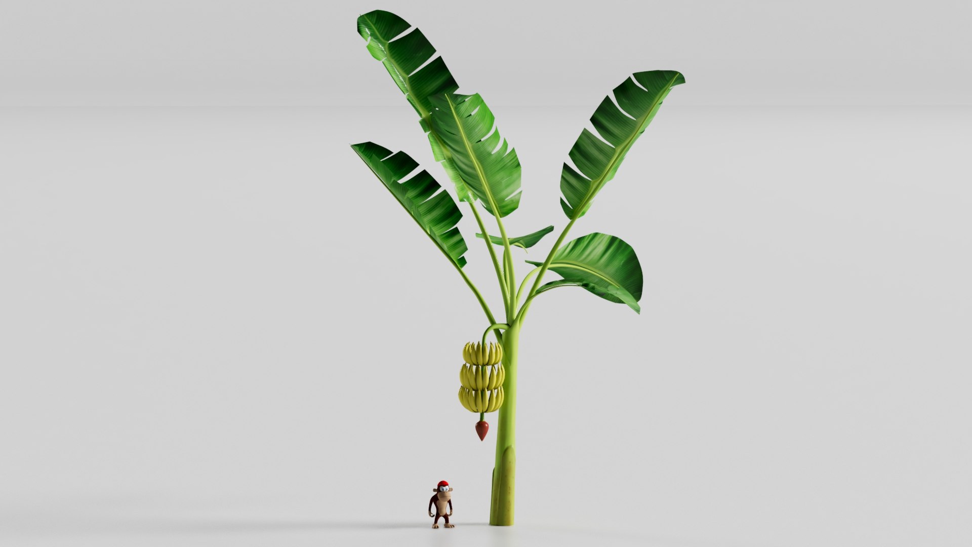 3D Model Banana Tree - TurboSquid 2022256