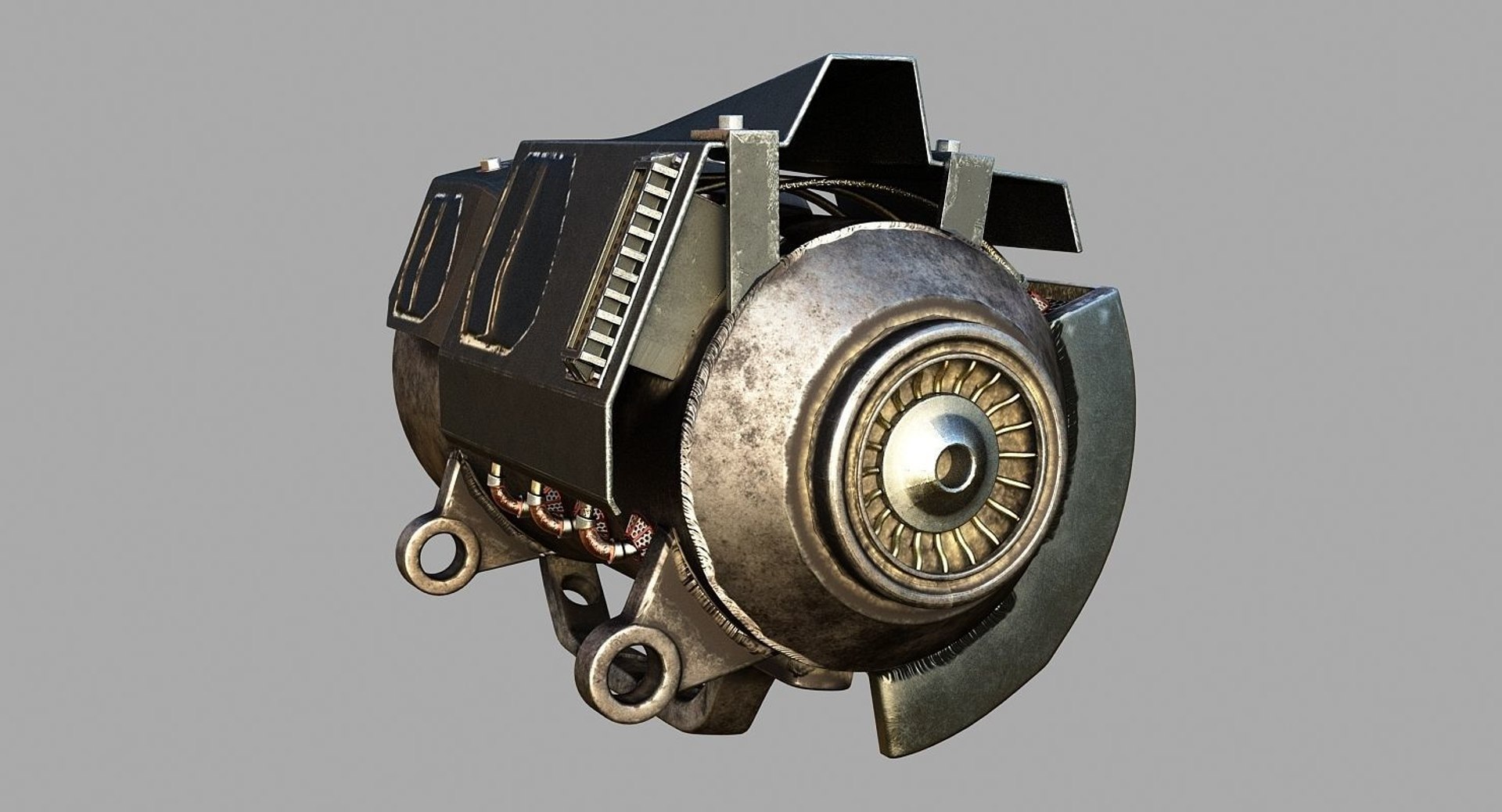 Sci-fi Big Gun Sci Fi 3D Model - TurboSquid 1196115