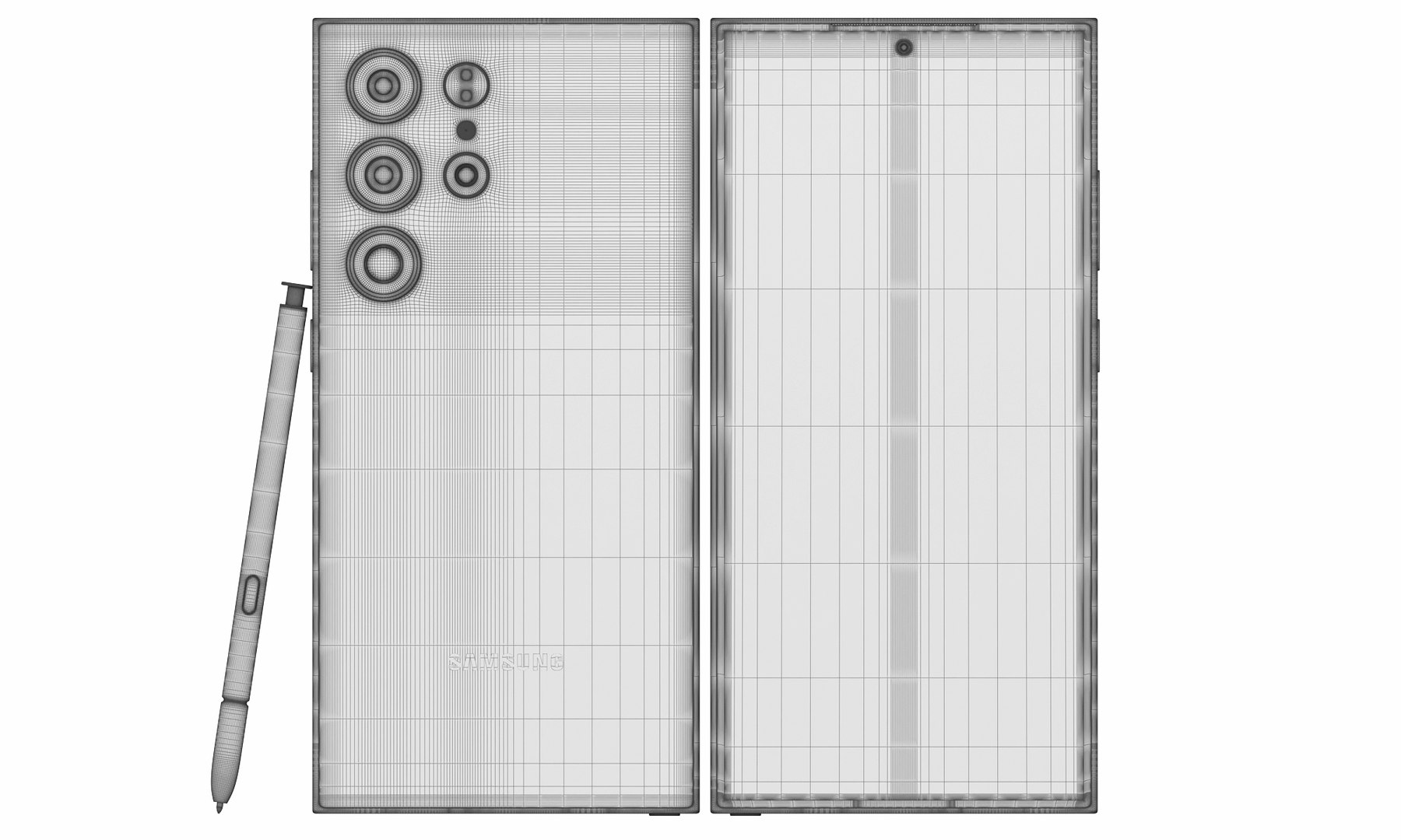 Samsung Galaxy S24 Ultra V1 3D Model - TurboSquid 2154317