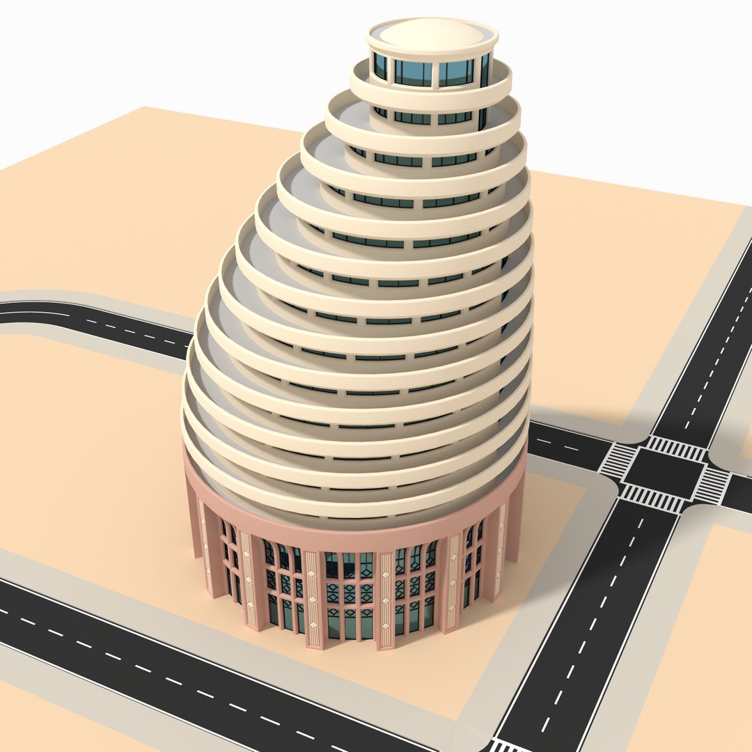 3d Model Artistic Building