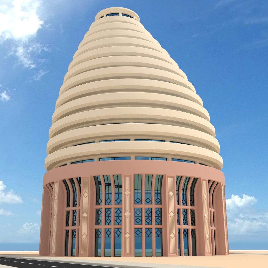 3d Model Artistic Building