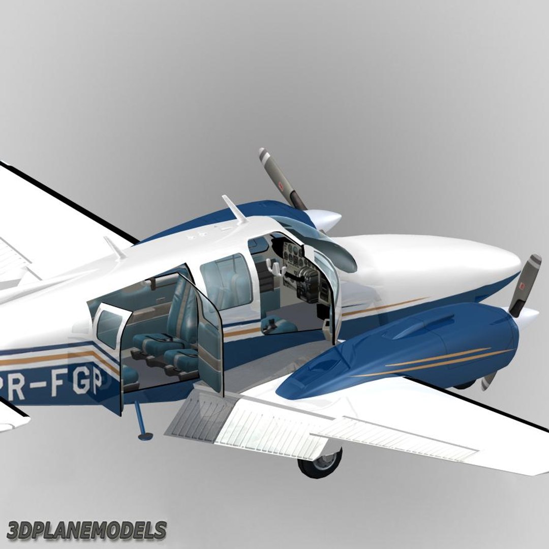 Max Beechcraft Baron B58 Private