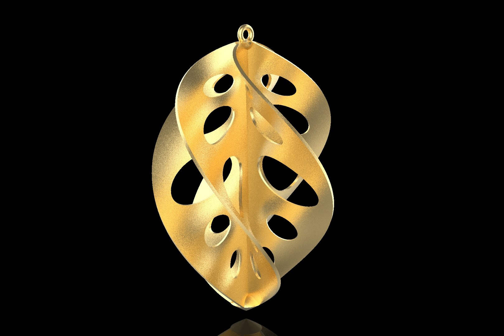Christmas Ball Leaf Spiral Ornament 3D - TurboSquid 2324953