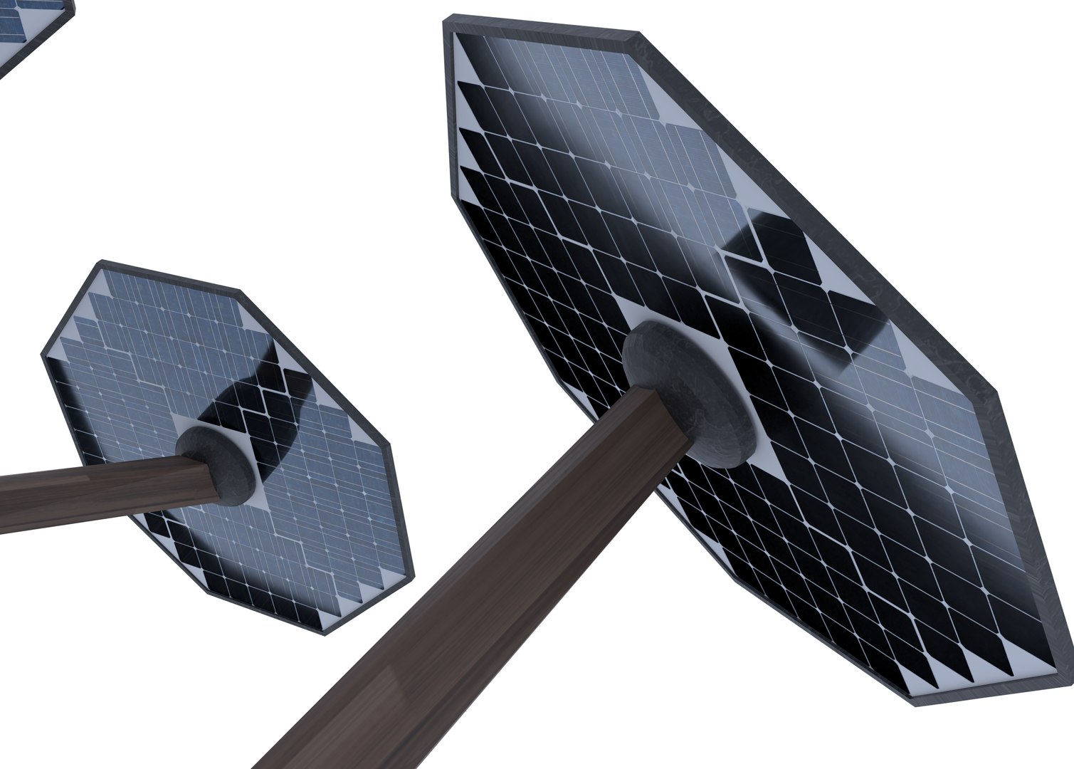 3D future energy solar trees model - TurboSquid 1540251