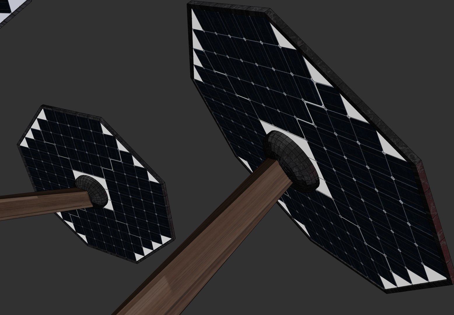 3D future energy solar trees model - TurboSquid 1540251