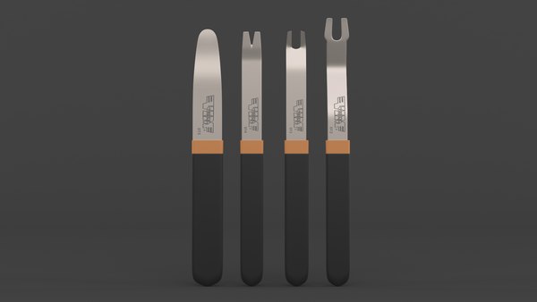 modelo 3d Juego de herramientas para paneles y molduras de puertas ...