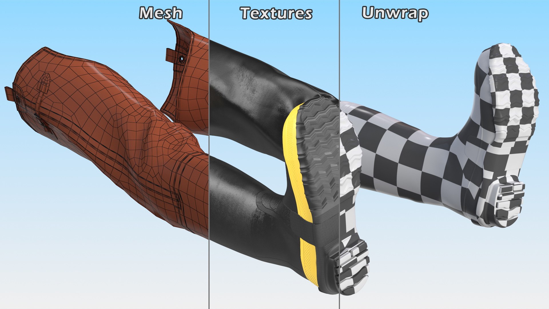 Waterproof Hip Waders for Work 3D model - TurboSquid 1818355