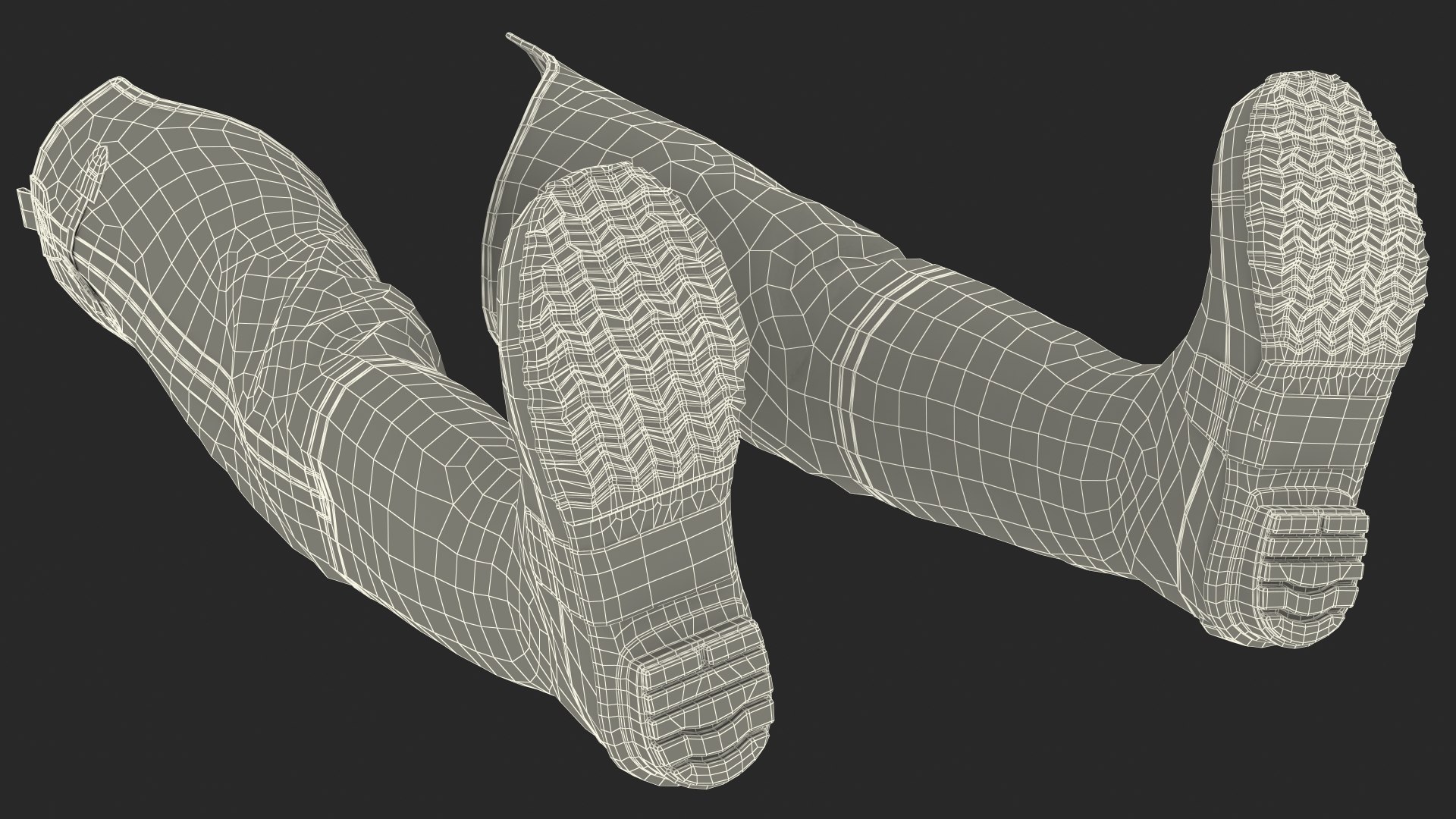 Waterproof Hip Waders For Work 3D Model - TurboSquid 1818355