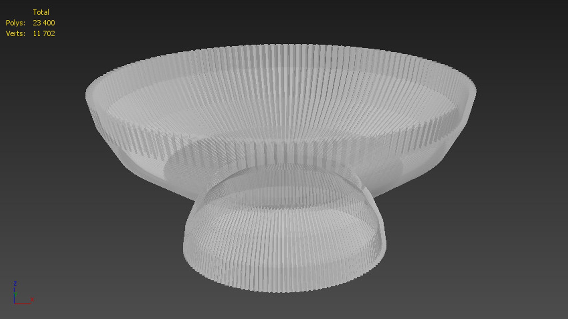 Ripple Glass Bowl 3D Model - TurboSquid 2379144