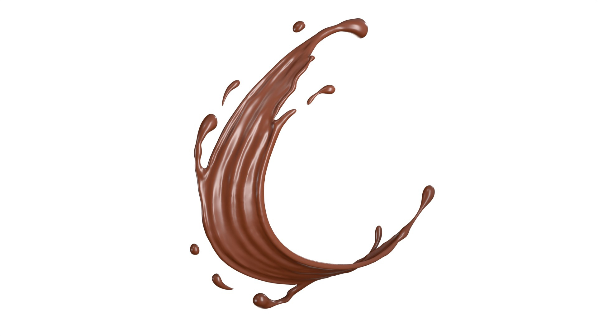 Free Chocolate Splash Free 006 3D - TurboSquid 2264947