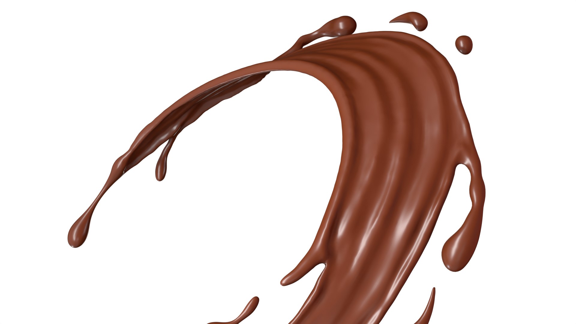 Free Chocolate Splash Free 006 3D - TurboSquid 2264947