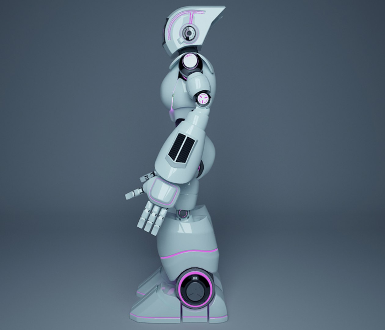 Female Robot 3D Model - TurboSquid 1500087