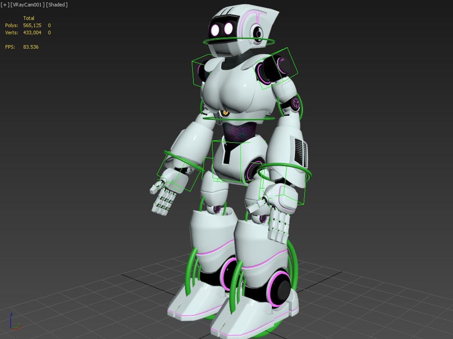 Female Robot 3D Model - TurboSquid 1500087