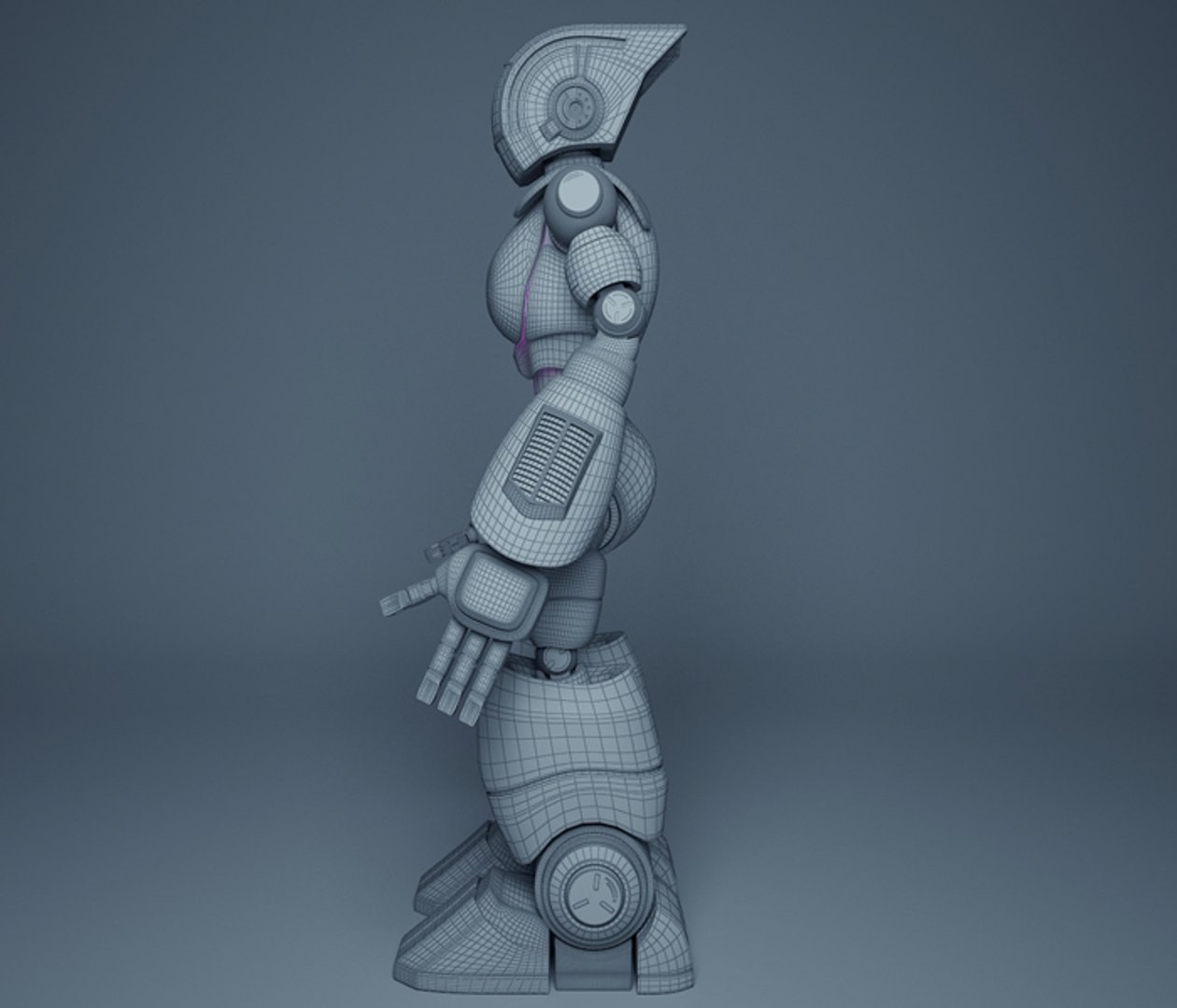 Female Robot 3D Model - TurboSquid 1500087