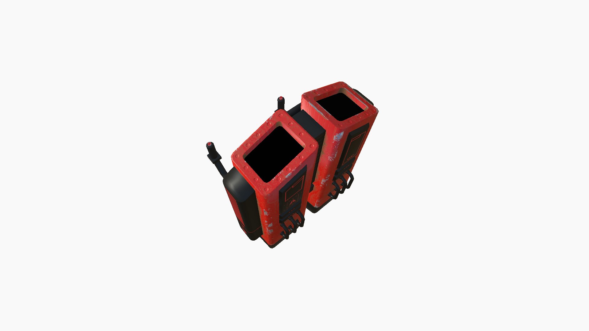 3D Jetpack F04 Red Black - SciFi Character Design - TurboSquid 1963083