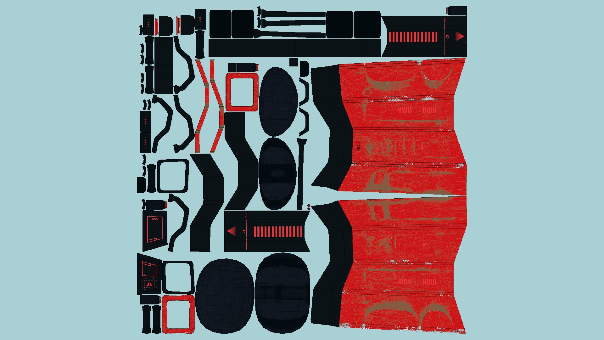 3D Jetpack F04 Red Black - SciFi Character Design - TurboSquid 1963083