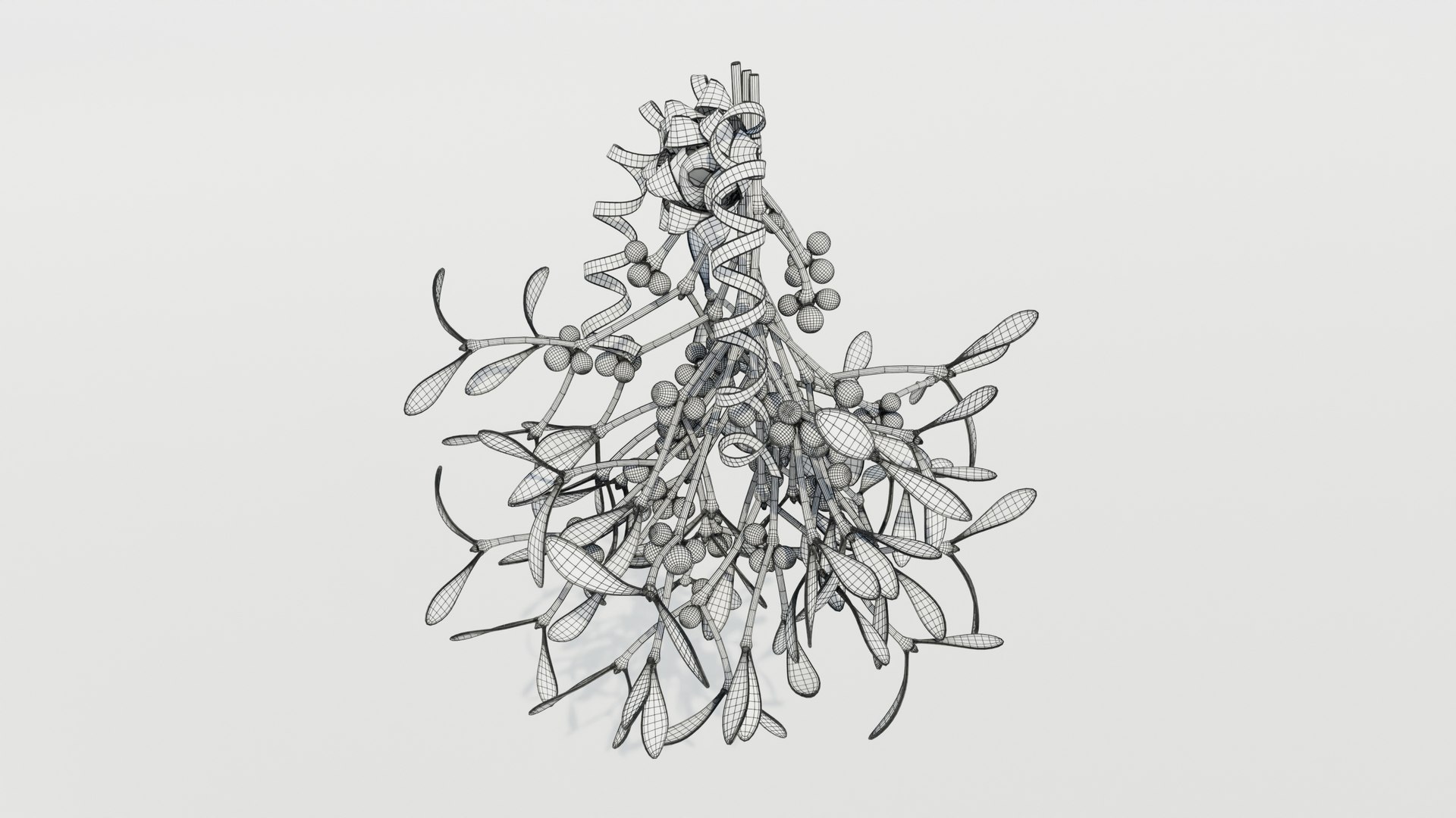 Mistletoe Bunch 3D - TurboSquid 2170741