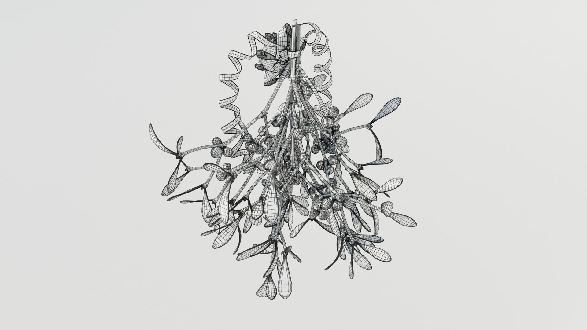 Mistletoe Bunch 3D - TurboSquid 2170741