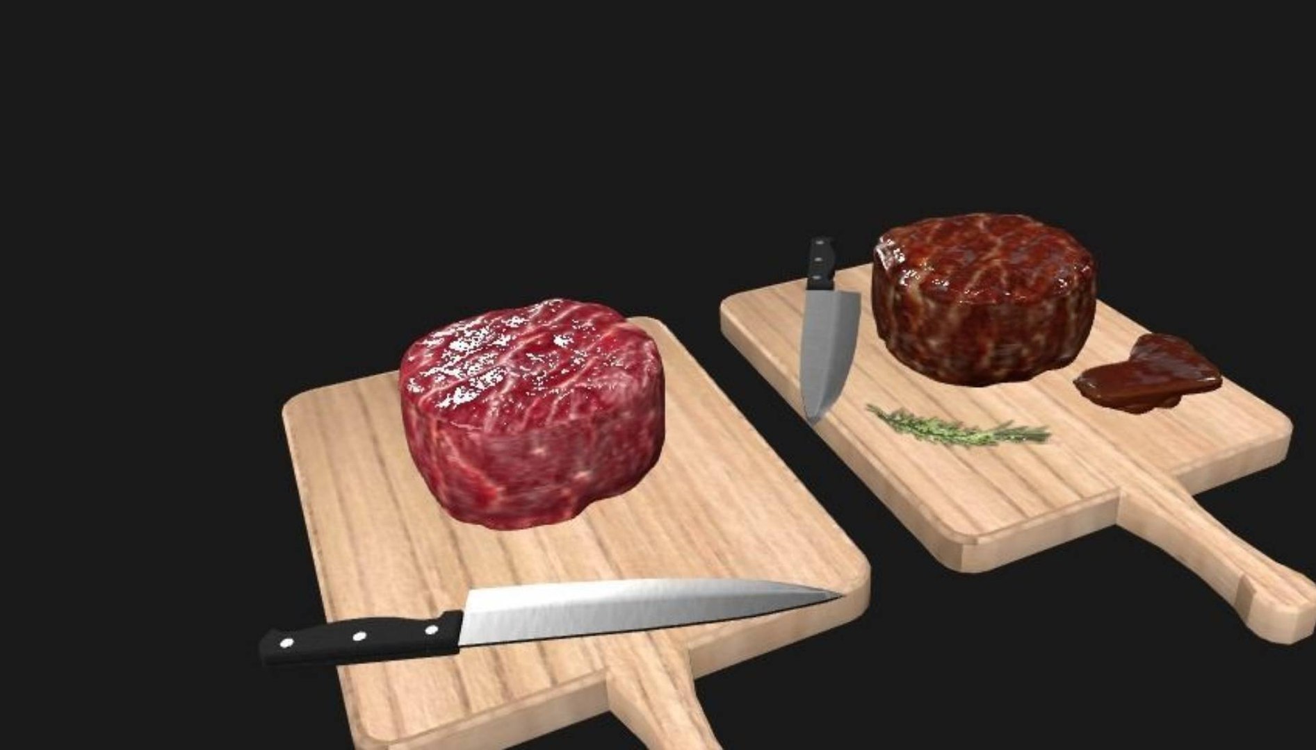 Filet Mignon Low-poly 3D Model 3D Model - TurboSquid 2469798