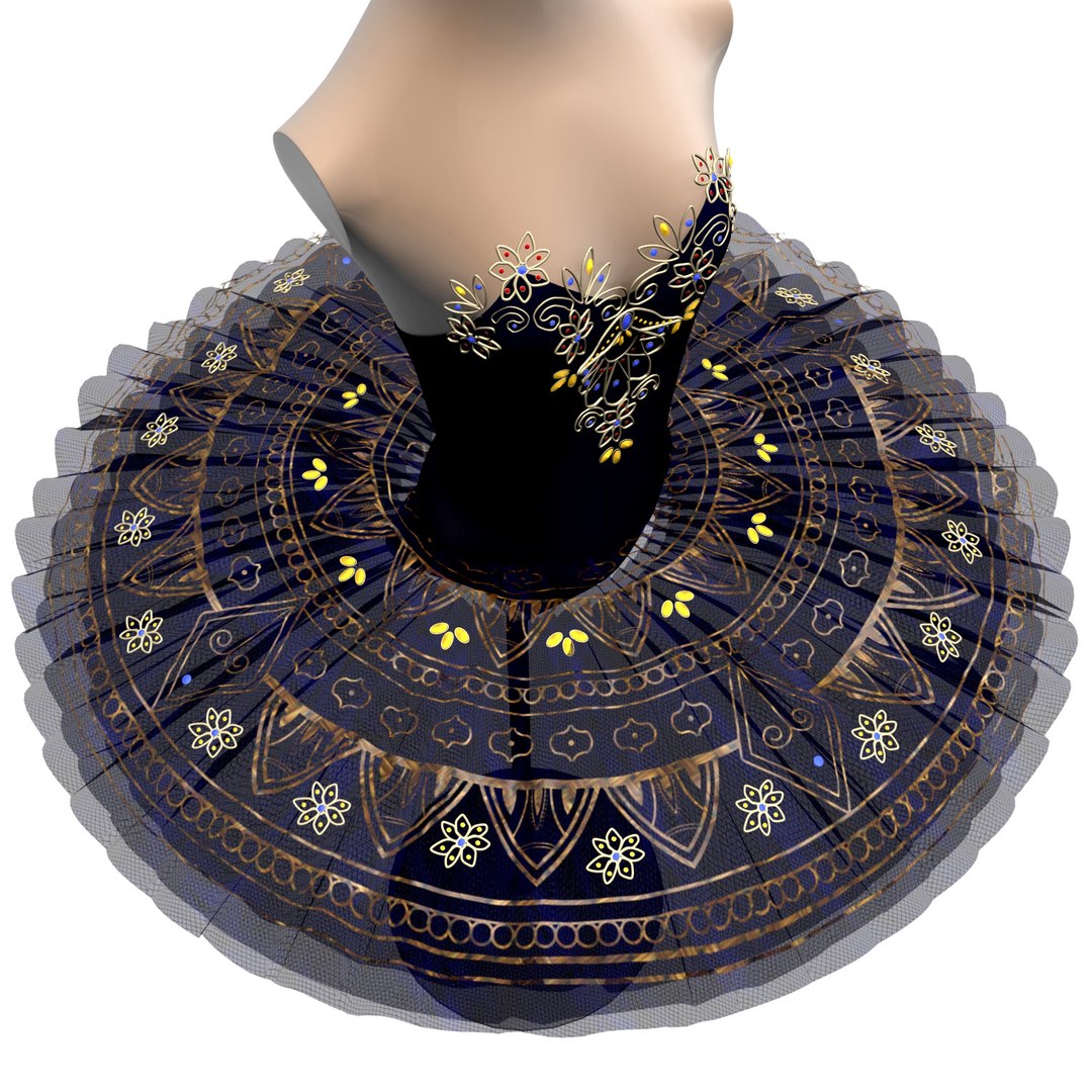 3D tutu ballet raymonda - TurboSquid 1432523
