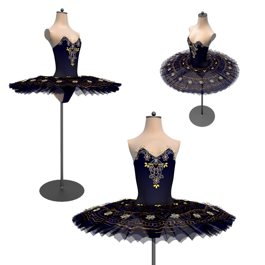 3D tutu ballet raymonda - TurboSquid 1432523