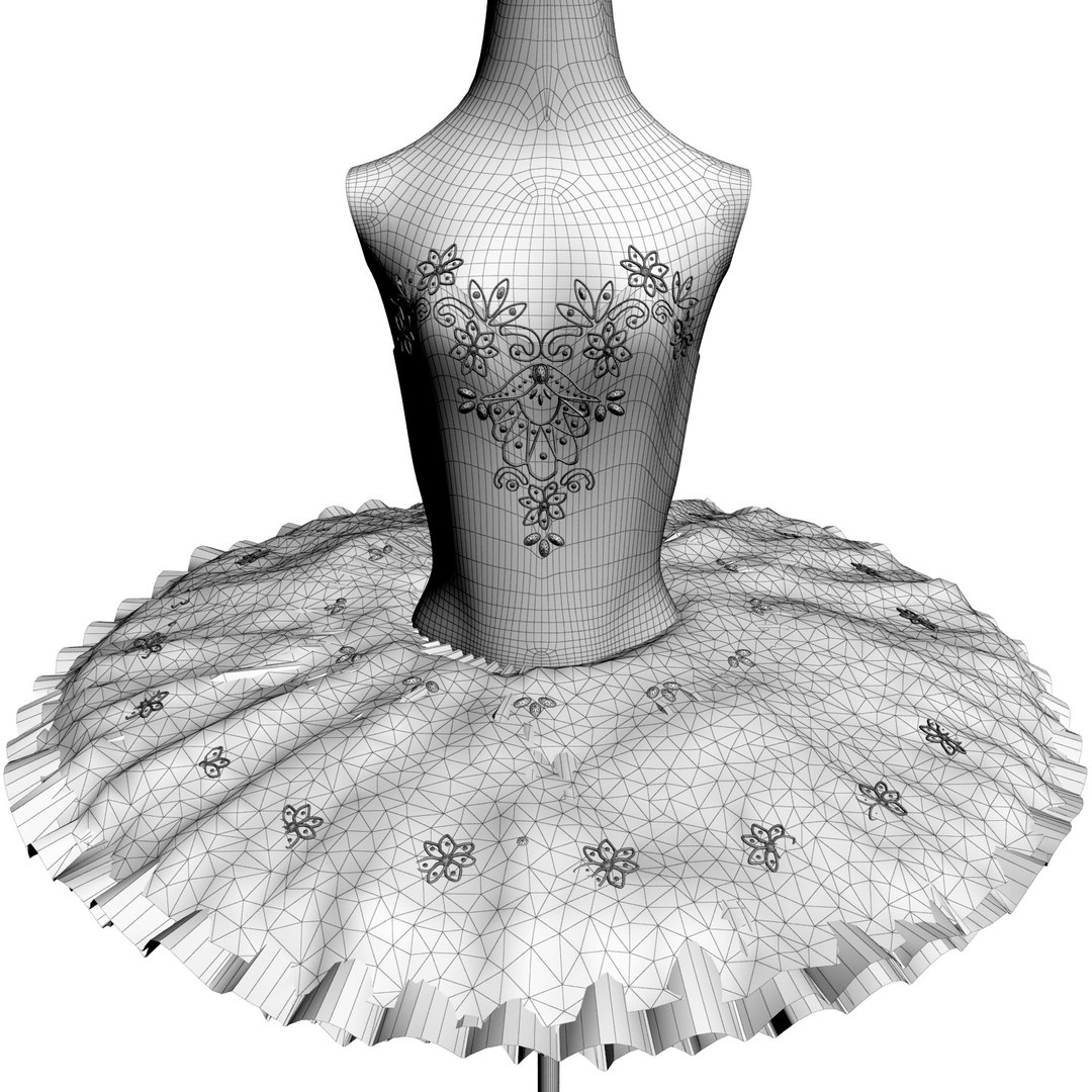 3D tutu ballet raymonda - TurboSquid 1432523