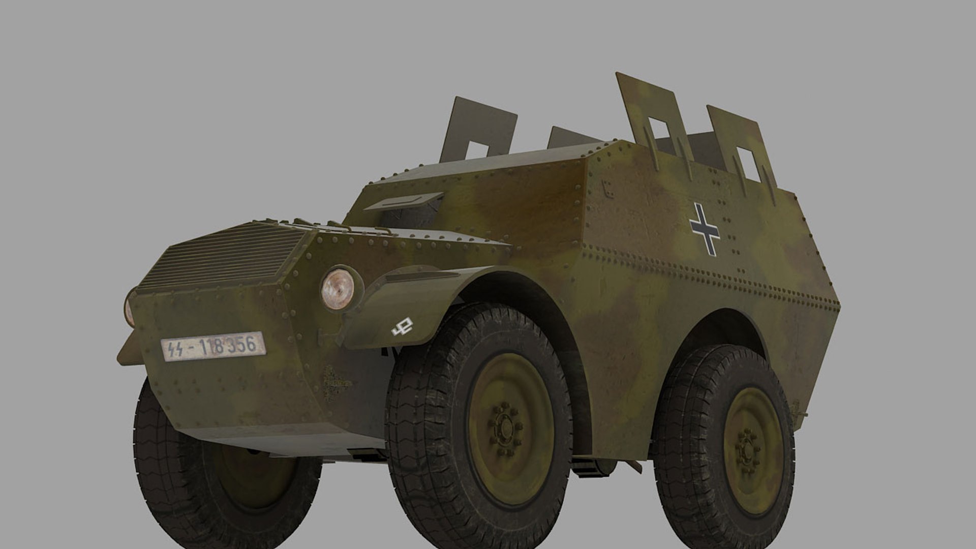 3d Fiat Spa 37 Autoprotetto Model