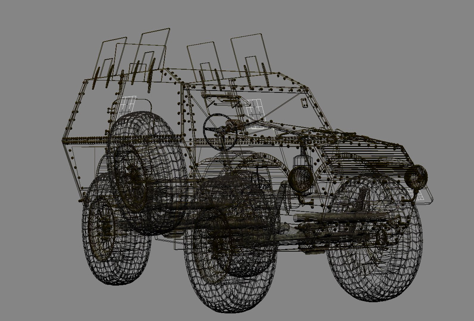3d Fiat Spa 37 Autoprotetto Model