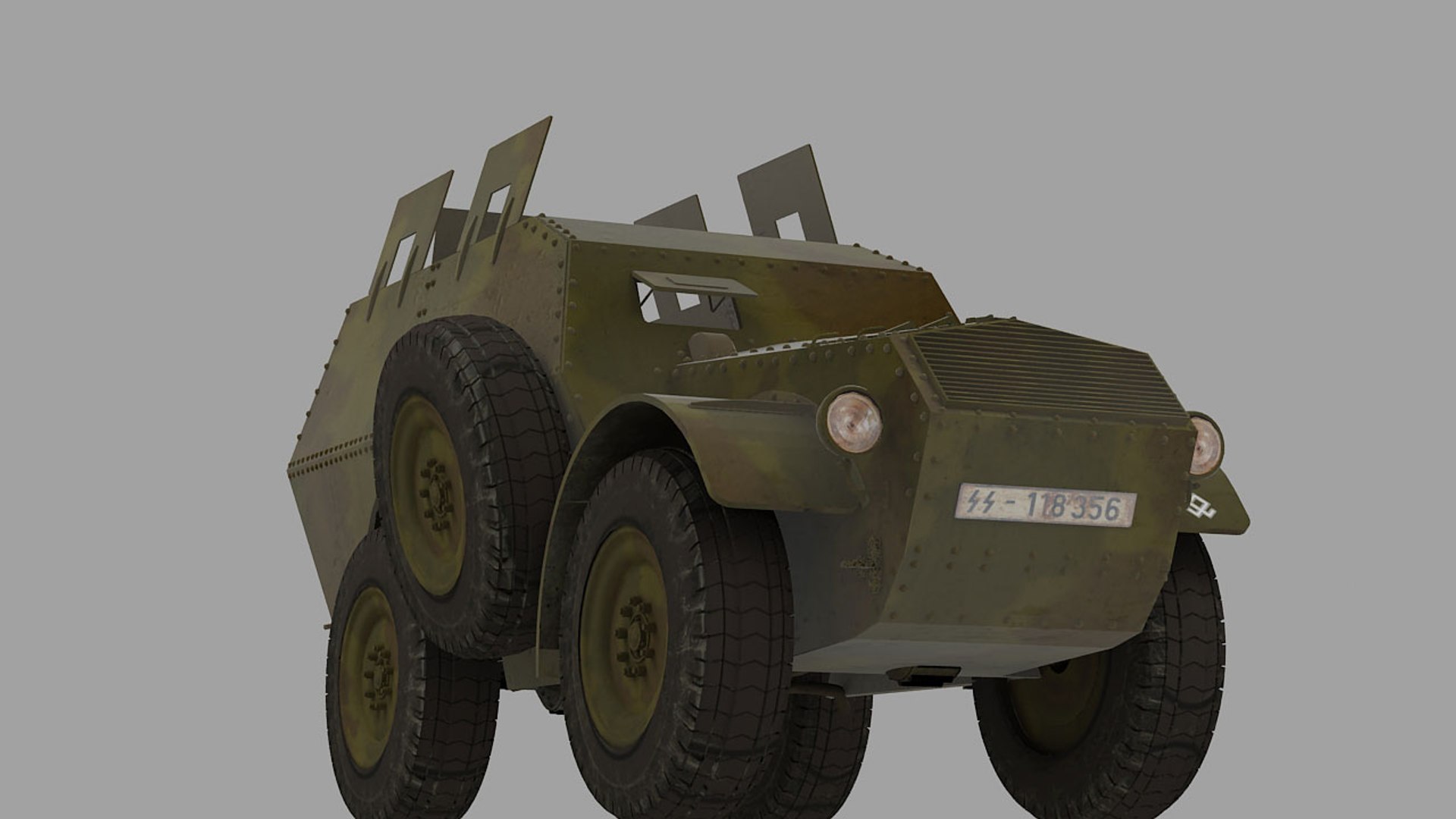 3d Fiat Spa 37 Autoprotetto Model