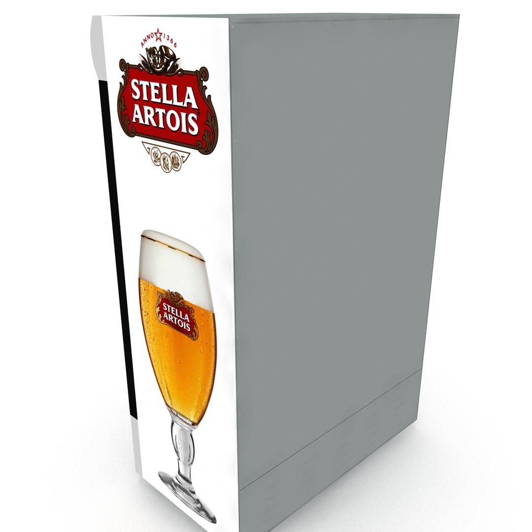 3D Stella Artois Fridge Sliding Doors - TurboSquid 1212429
