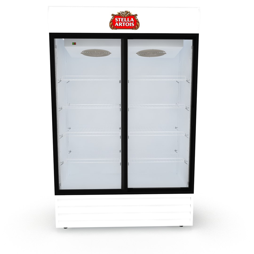 3D Stella Artois Fridge Sliding Doors - TurboSquid 1212429