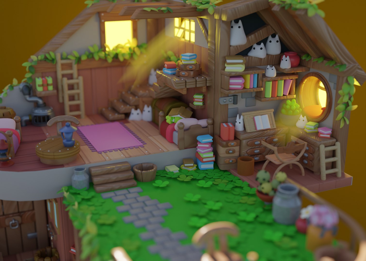 3D alien rooms - TurboSquid 2131332
