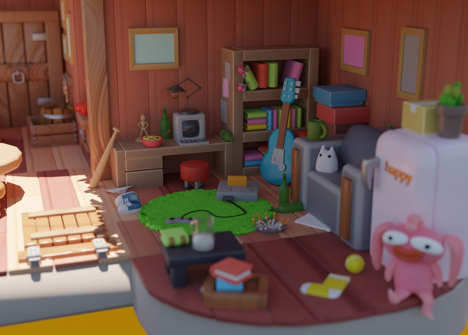 3D alien rooms - TurboSquid 2131332