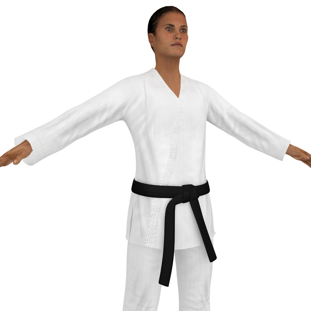 3D Rigged Karate - TurboSquid 1361668