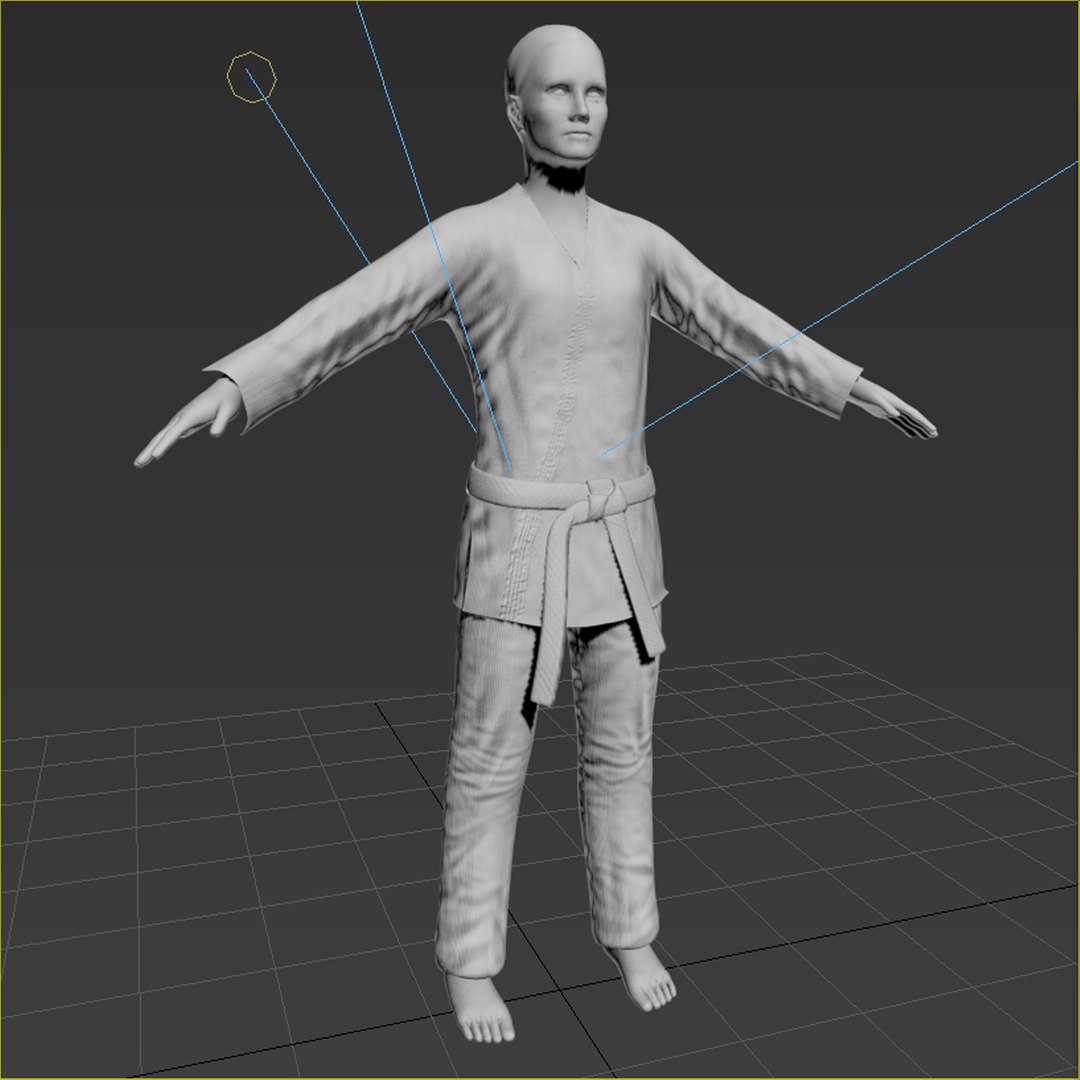 3D rigged karate - TurboSquid 1361668